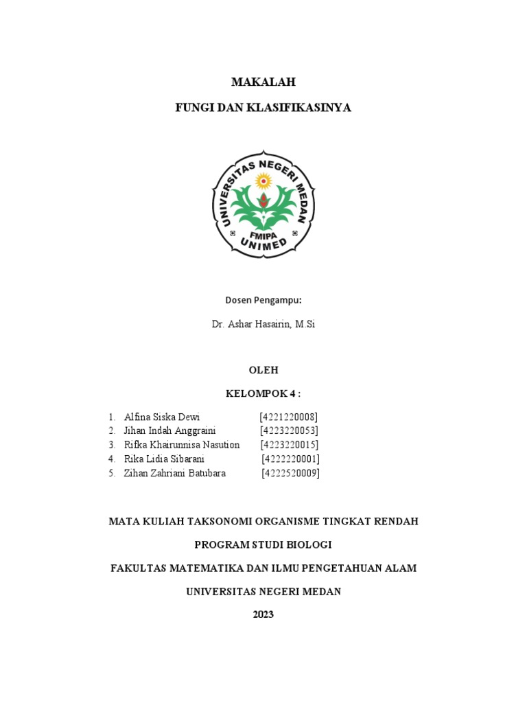Makalah Fungi Kel 4 | PDF
