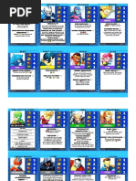 American Mah Jongg Cheat Sheet | PDF