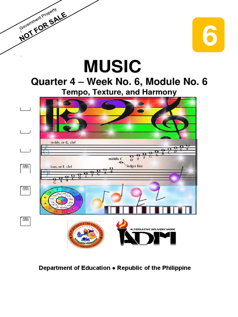 Music-6-Q-4-Wk-6-Module-6 v2 | PDF | Chord (Music) | Elements Of Music
