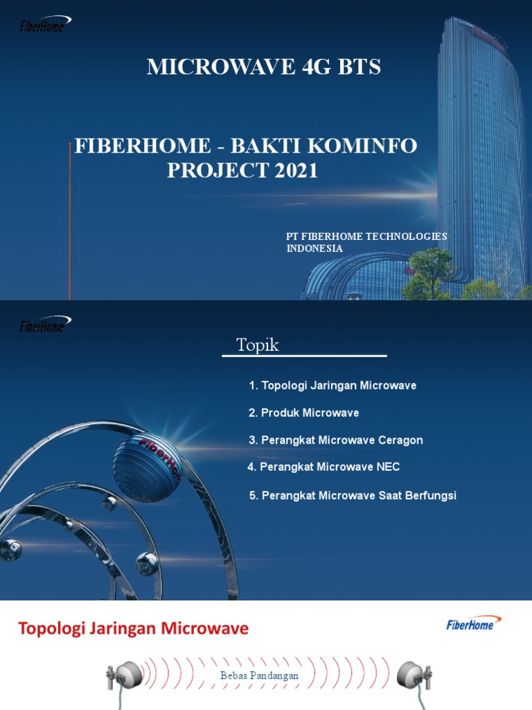 Topologi dan Perangkat Microwave 4G BTS | PDF