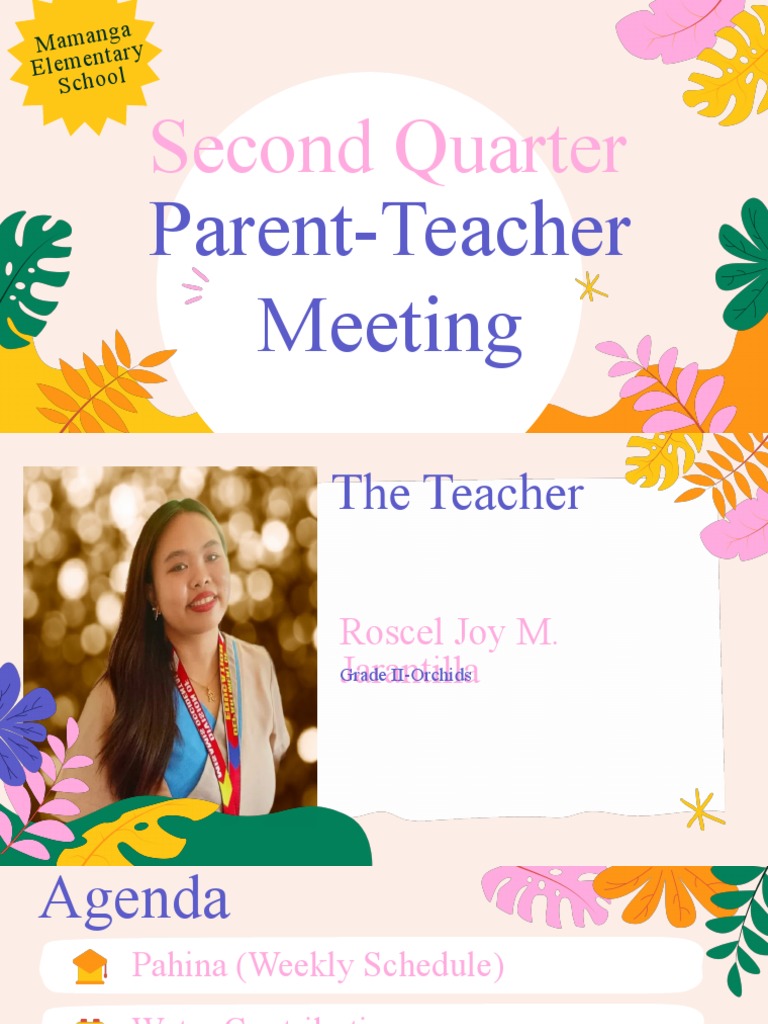 Second Quarter PTA Meeting | PDF