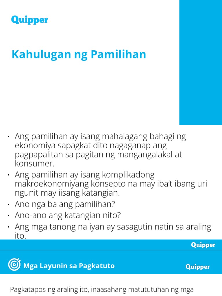 Pamilihan | PDF