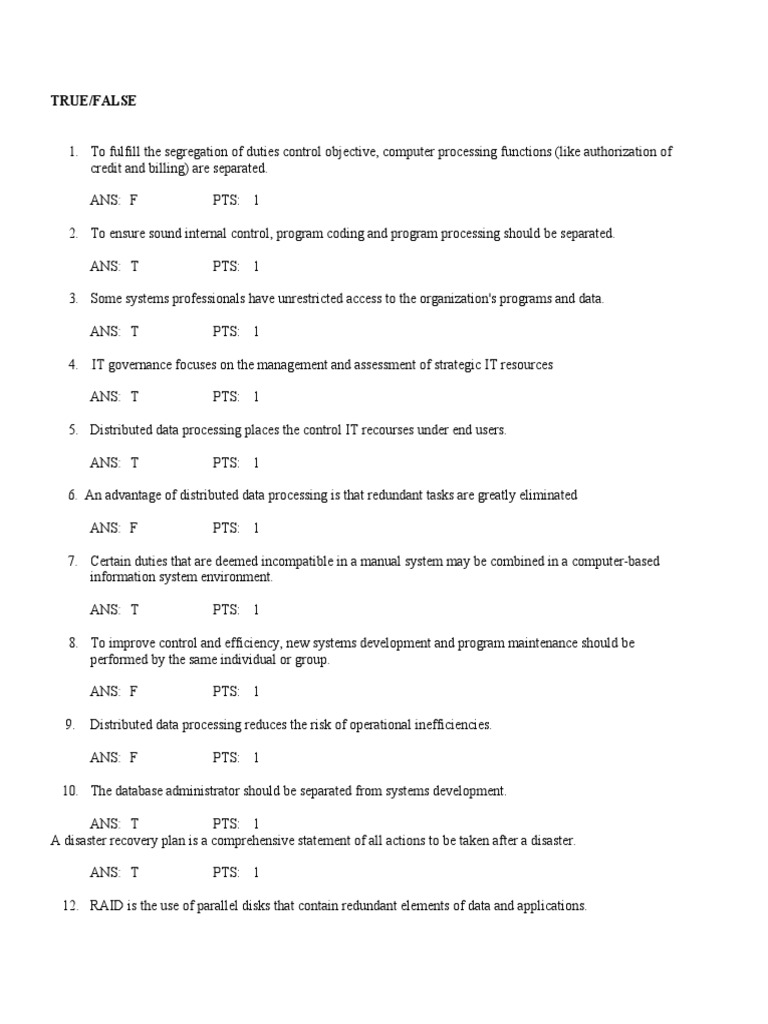 Chapter 2 Auditing IT Governance Controls | PDF | Backup | Databases