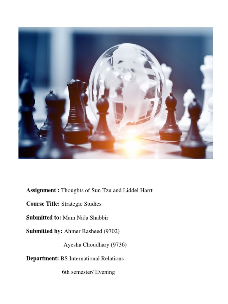 Sun Tzu and Liddell Hart's Strategies | PDF | Military Strategy | The ...