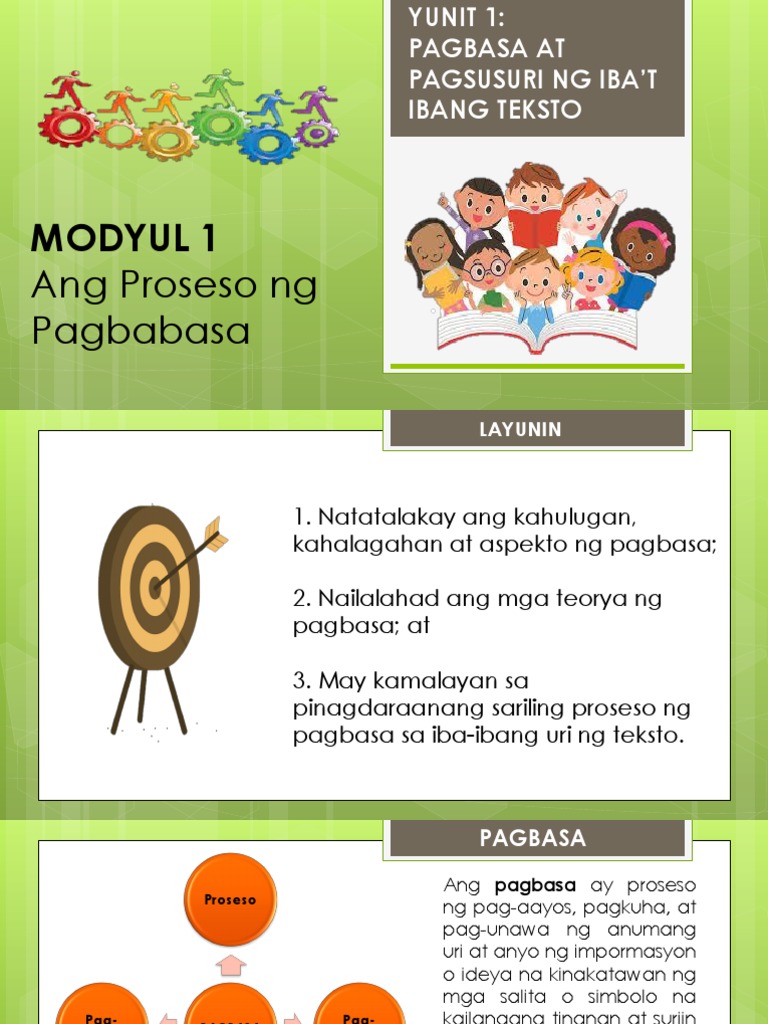 Ang Proseso Sa Pagbabasa | PDF