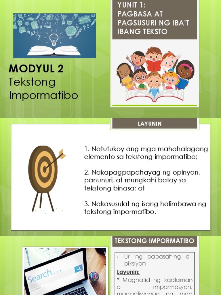 Tekstong Impormatibo | PDF