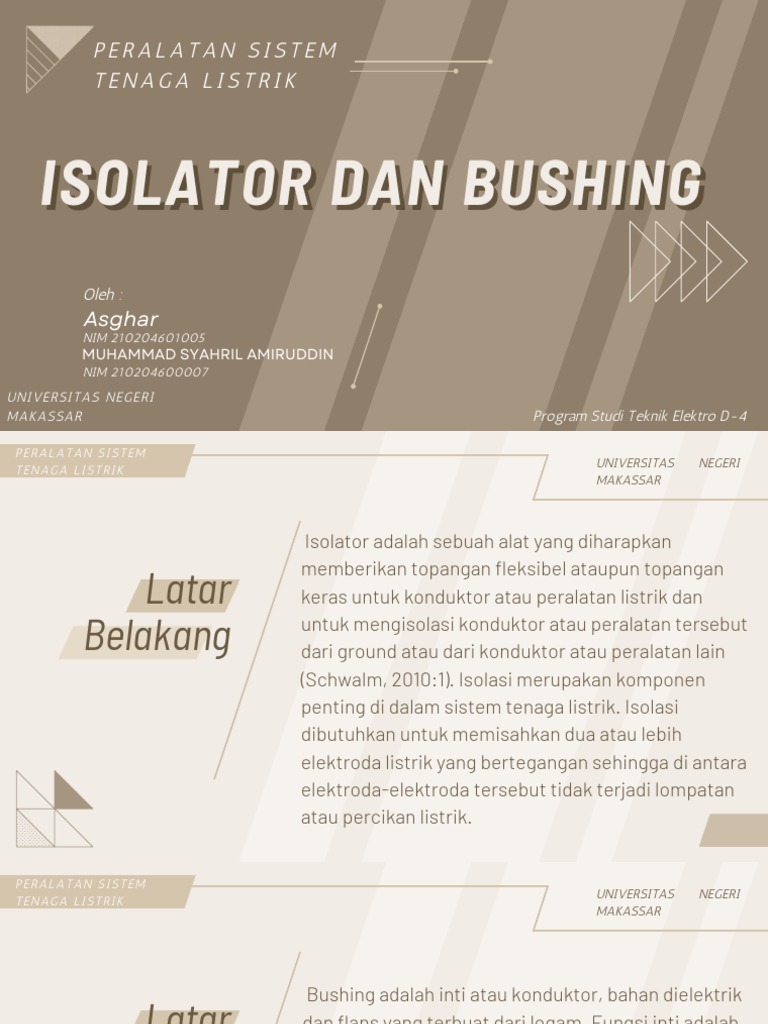 Isolator Dan Bushing | PDF