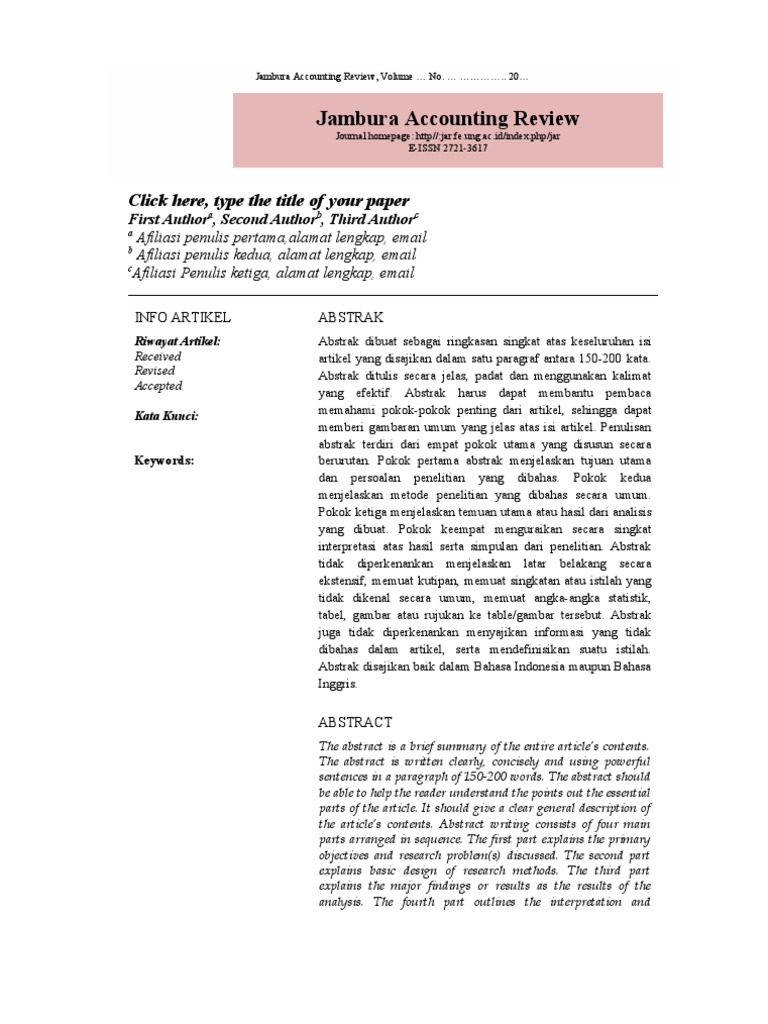 Article Template | PDF