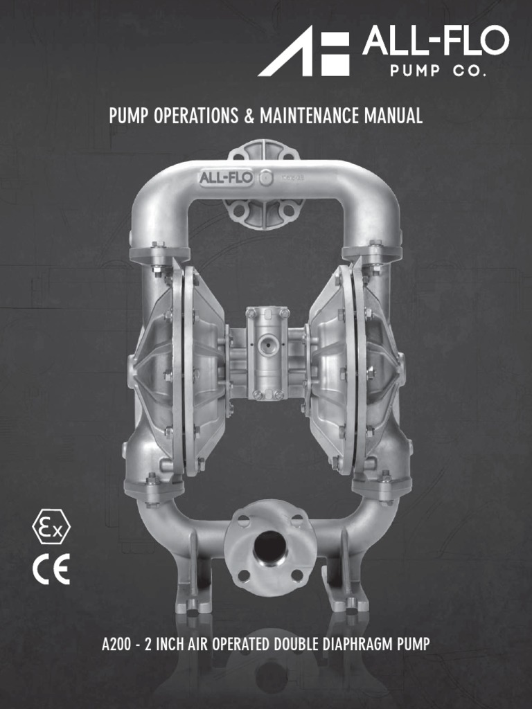 All-Flo Pump Operational Manual | Download Free PDF | Pump | Valve