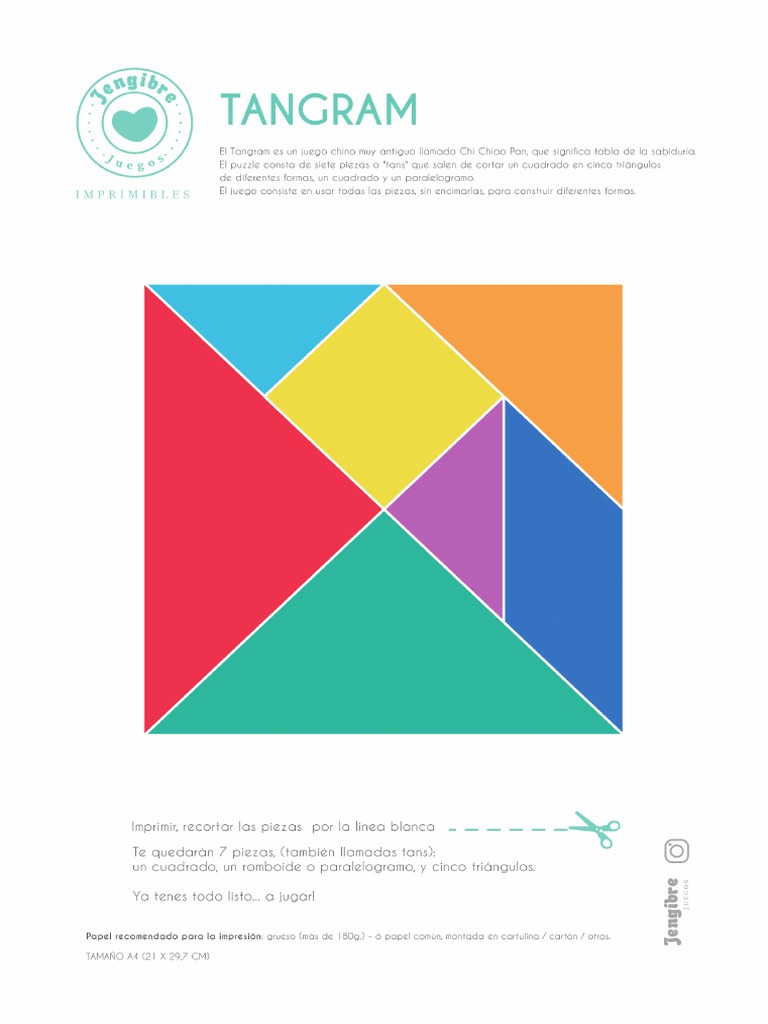 TANGRAM - A4 - Figuras | PDF