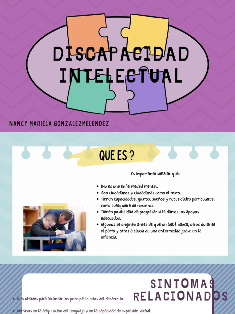 Discapacidad Intelectual | PDF | Discapacidad intelectual | Trastorno mental