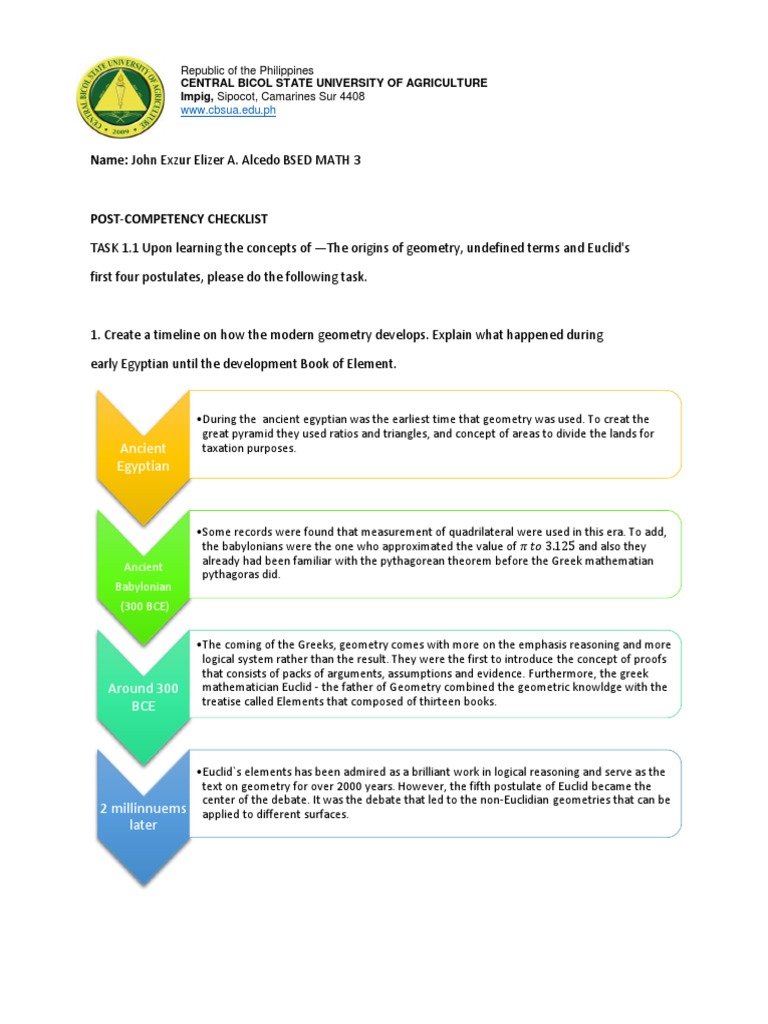 The Origins and Development of Geometry | PDF