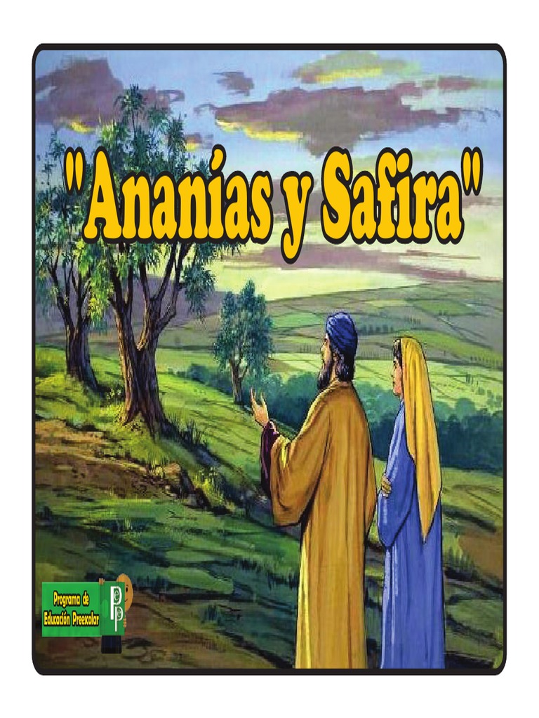 Coloreando a Ananías y Safira | PDF | Artes del Lenguaje y Comunicación ...