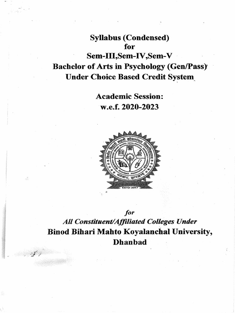 Psychology GE GEN | PDF