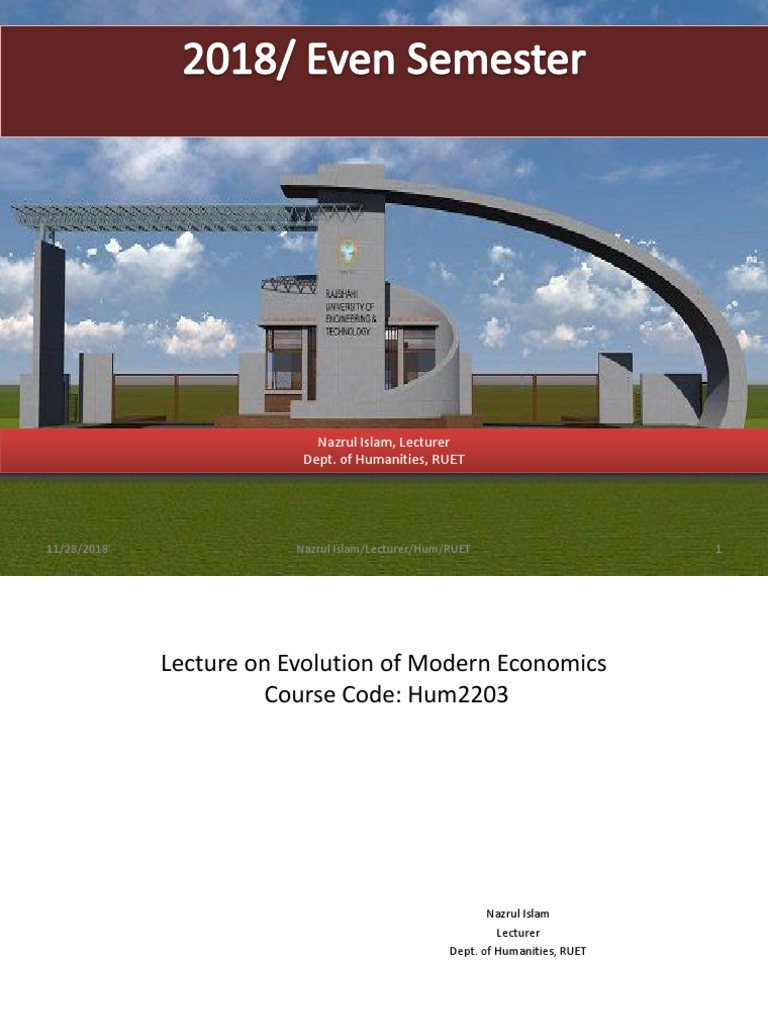 Evolution of Modern Economics | PDF | Keynesian Economics | Economics