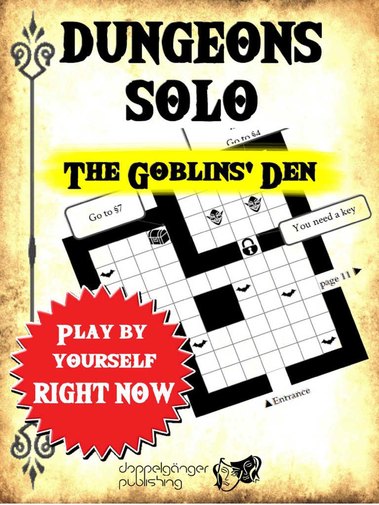 Dungeons Solo 1 The Goblins' Den | PDF