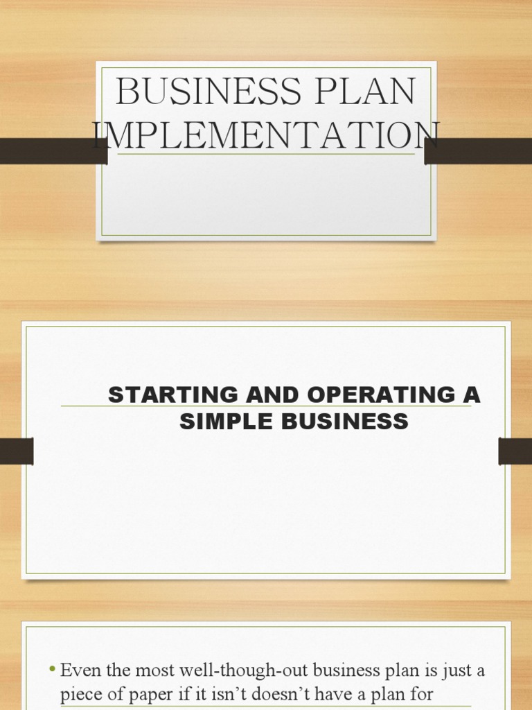 Business Plan Implementation | PDF | Sales | Marketing
