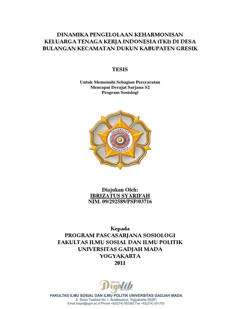 S2 THESIS - PUBLIC 2013 MEGANTARI - Krisna Complete | PDF