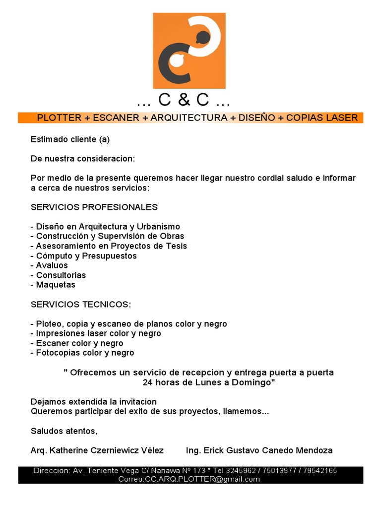 Carta de Presentacion Empresas | PDF