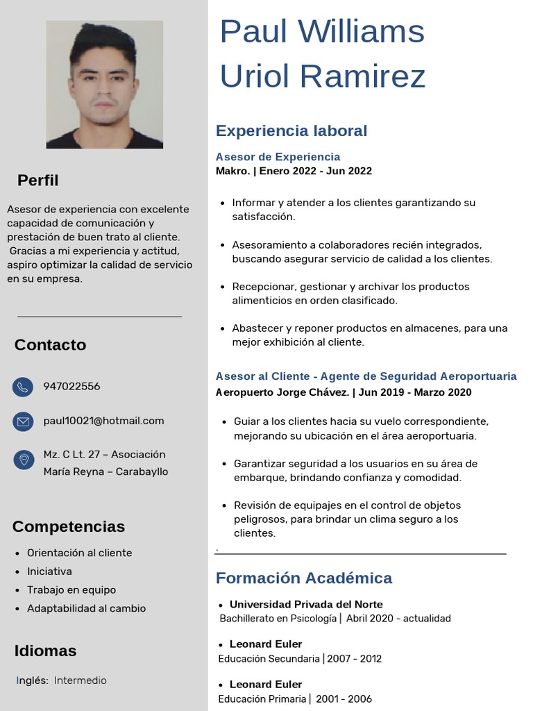 CV - Paul Uriol | PDF