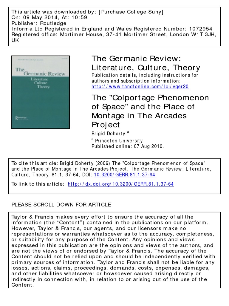 Doherty - 2006 - The Colportage Phenomenon of Space and The Place of ...