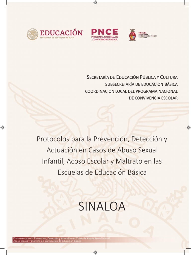 Protocolo Asiaem Pnce | PDF | Abuso sexual | Abuso Sexual Infantil