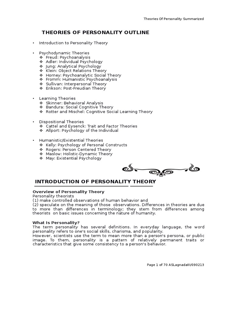 Top Reviewer Theories of Personality by Feist and Feist Compress | PDF | Id | Sigmund Freud