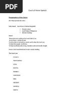 Court_of_Honor_Script | PDF | Scouting | Youth Movements