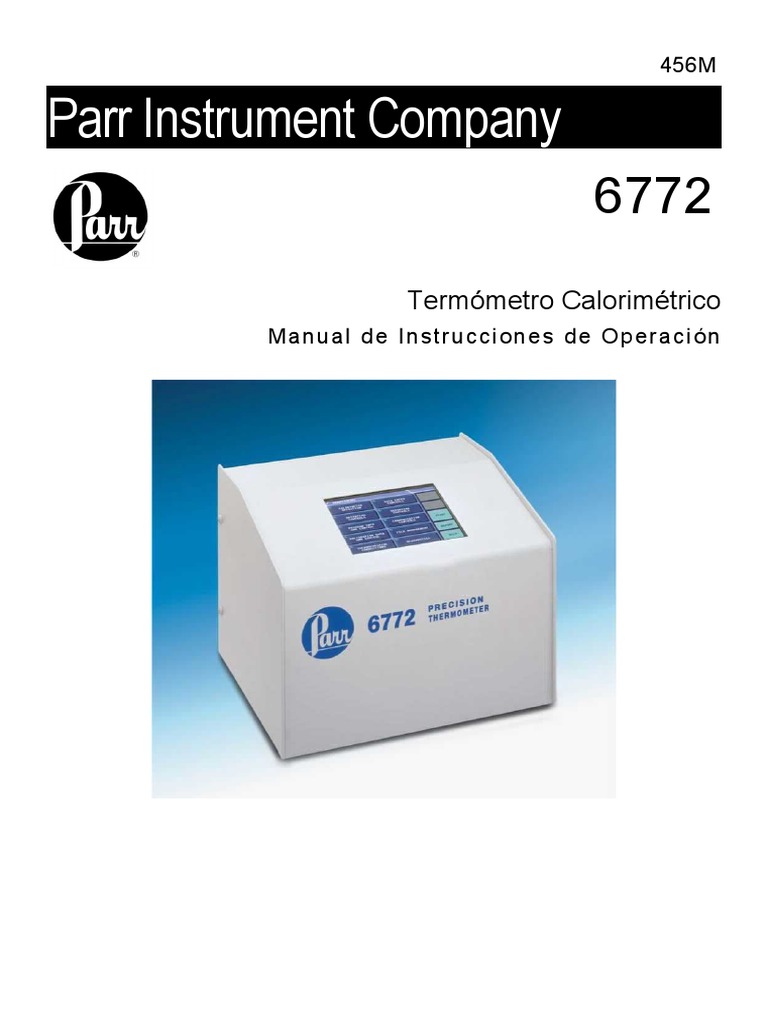 456M Manual TermometroCalorimetro (Traducido) | PDF | Hogar, jardinería ...