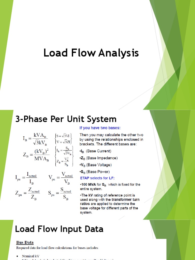 Topic+5+ +Load+Flow+Analysis | PDF