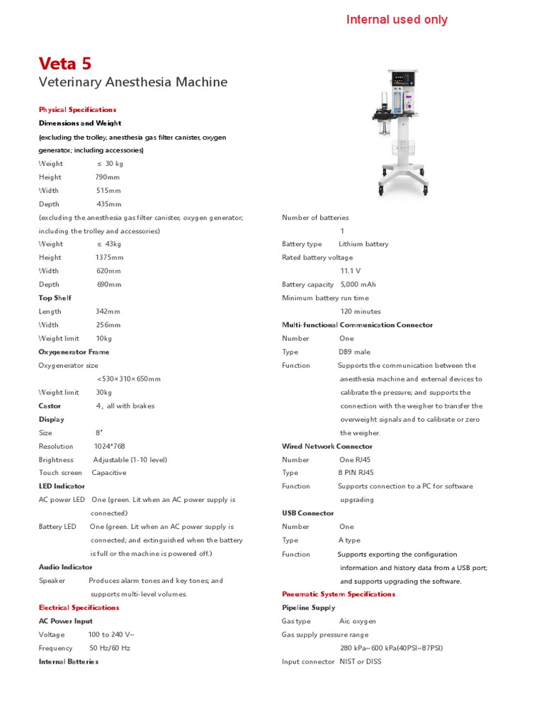 Veta 5 - Datasheet - ENG - 20210315 | PDF | Power Supply | Usb