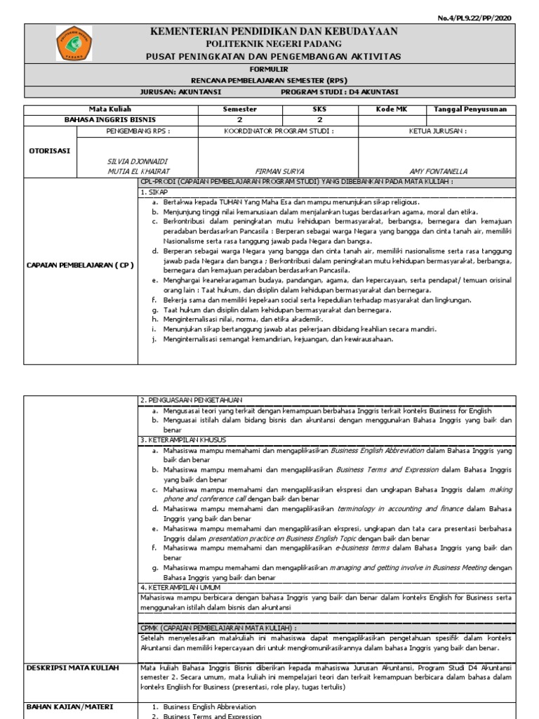 RPS English For Business | PDF