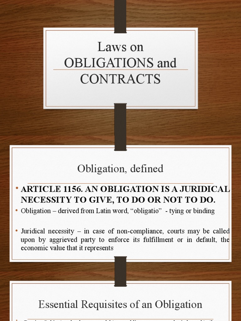 Oblicon General Provisions | PDF | Law Of Obligations | Applied Ethics