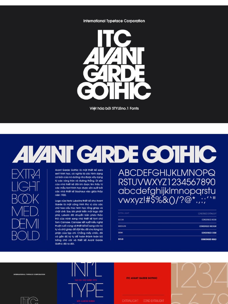 font avantgarde việt hóa | PDF