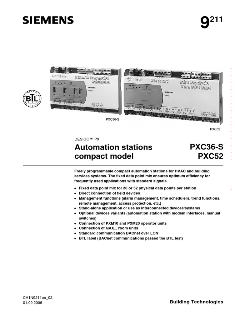 023 - PXC 52 | PDF | Computer Network | Automation