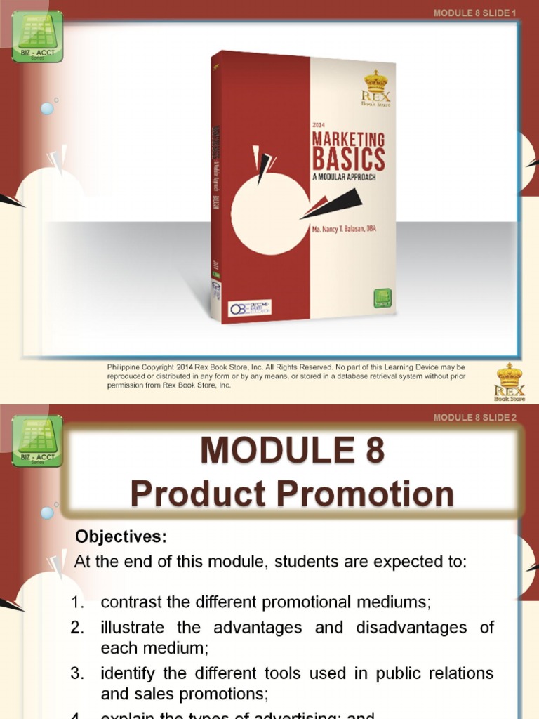 Module 8 Product Promotion | PDF