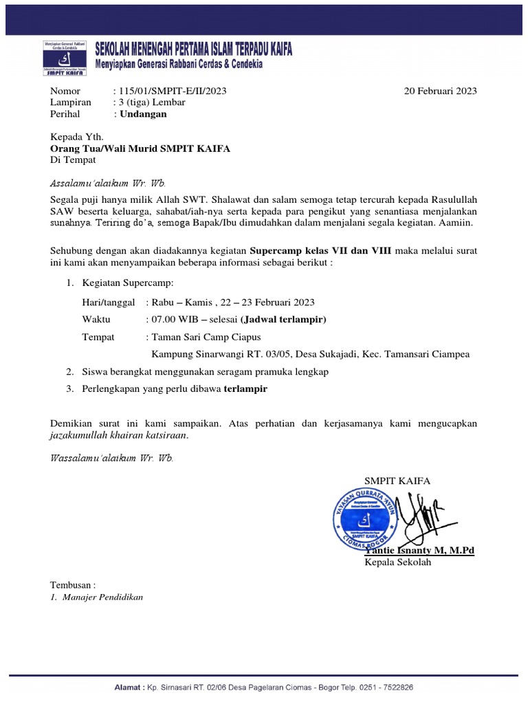 115 - 01 Surat Supercamp | PDF