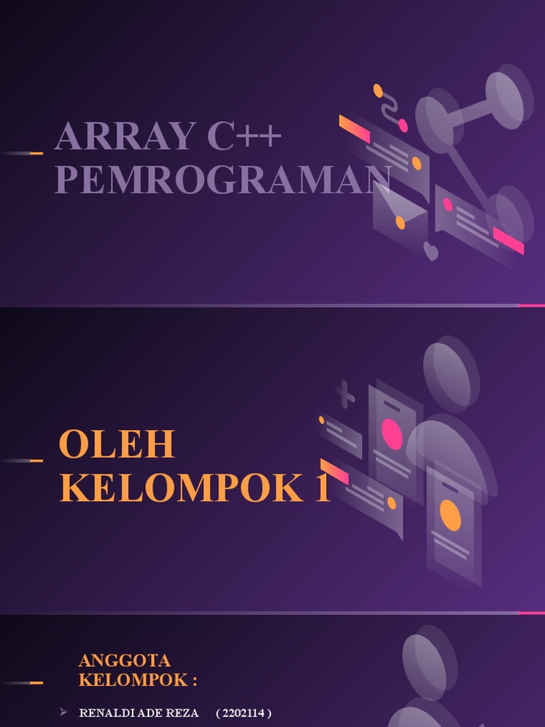 Kelompok 1 Array C++ | PDF