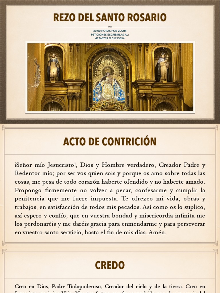 Misterios Gloriosos Pdf María Madre De Jesús Cristo Título