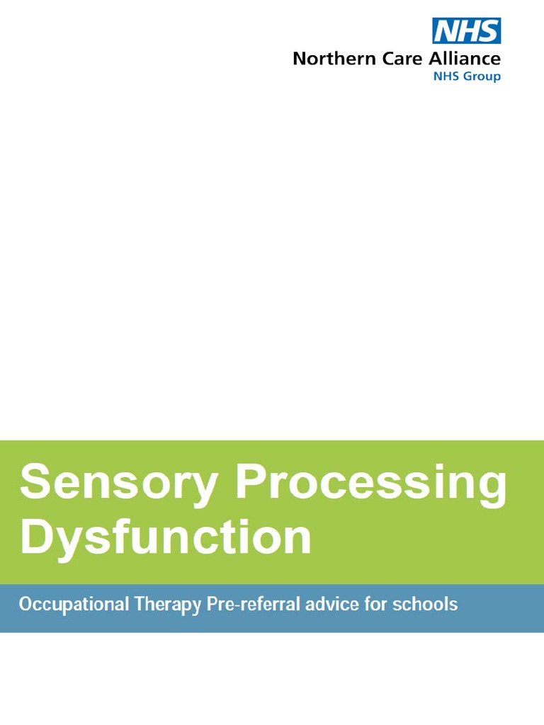 Sensory Processing Dysfunction Guide | PDF | Senses | Somatosensory System
