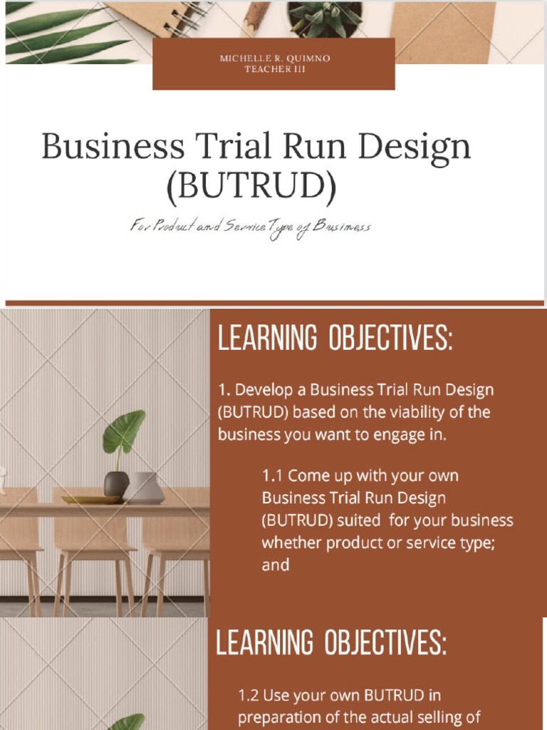 Butrud For Product and Service Type of Business | PDF