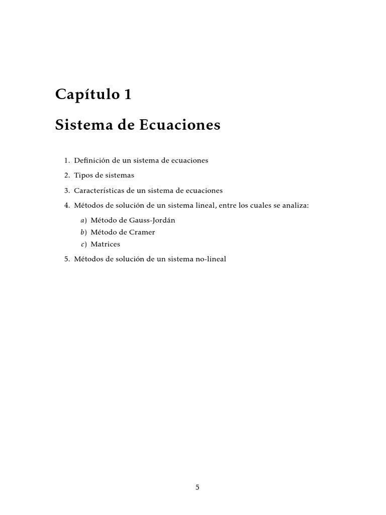Sistema Lineales + Método de Gauss | PDF | Ecuaciones | Matemáticas ...