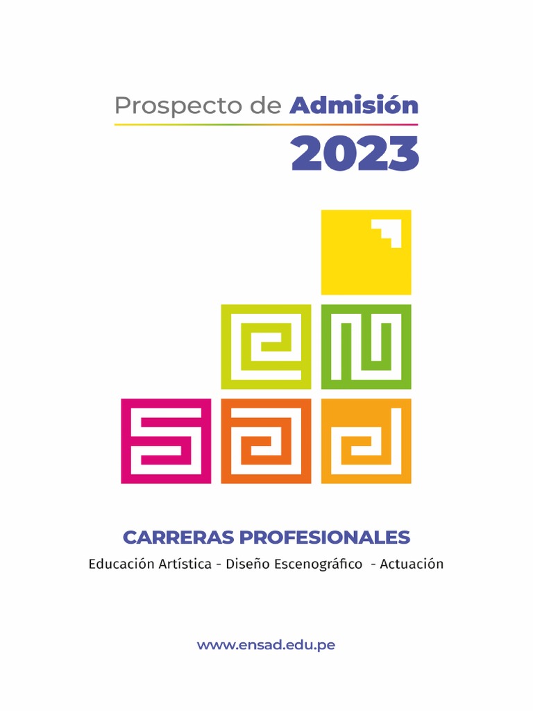 Prospecto-2023-ENSAD V 06 02 2023 4 | PDF | Educación en artes visuales ... Prospecto-2023-ENSAD V 06 02 2023 4 | PDF | Educación en artes visuales ...