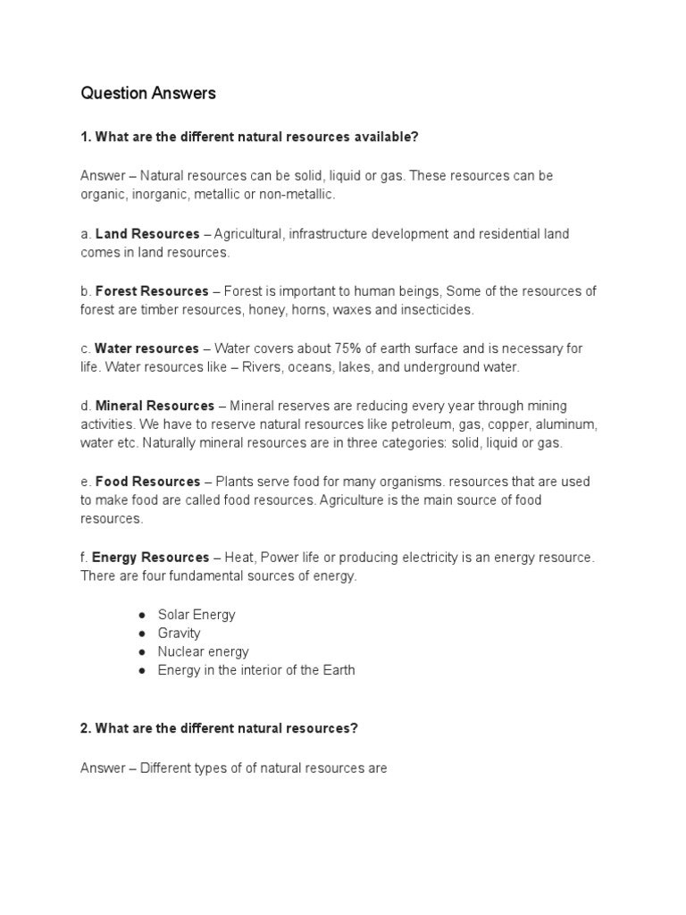 Class 9 Green Skill QnA | PDF | Human Impact On The Environment ...