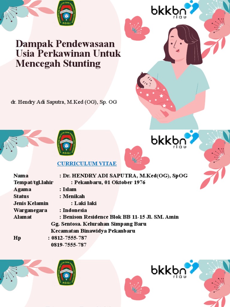 Dr Hendry Sp Og Dampak Pernikahan Dini Terhadap Kesehatan