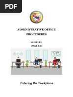 1 Introduction To Administrative Office Management | PDF | Employment ...