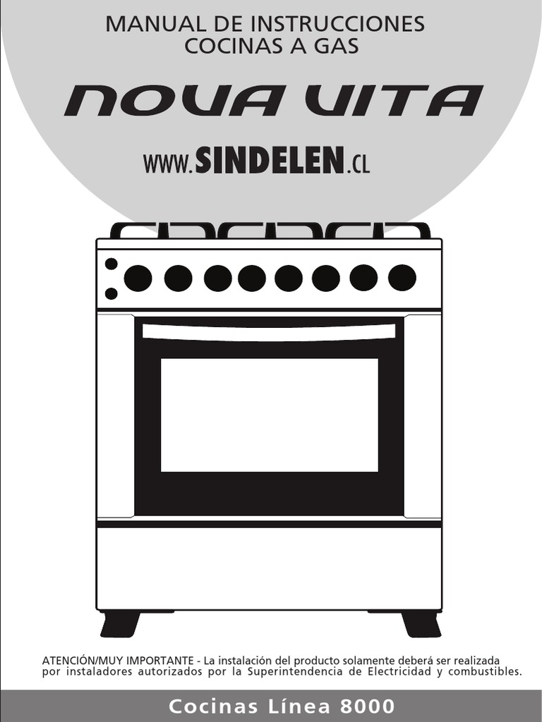 Manual Novavita Fensa | PDF | Estufa de cocina | Enchufes y tomas de corriente alterna