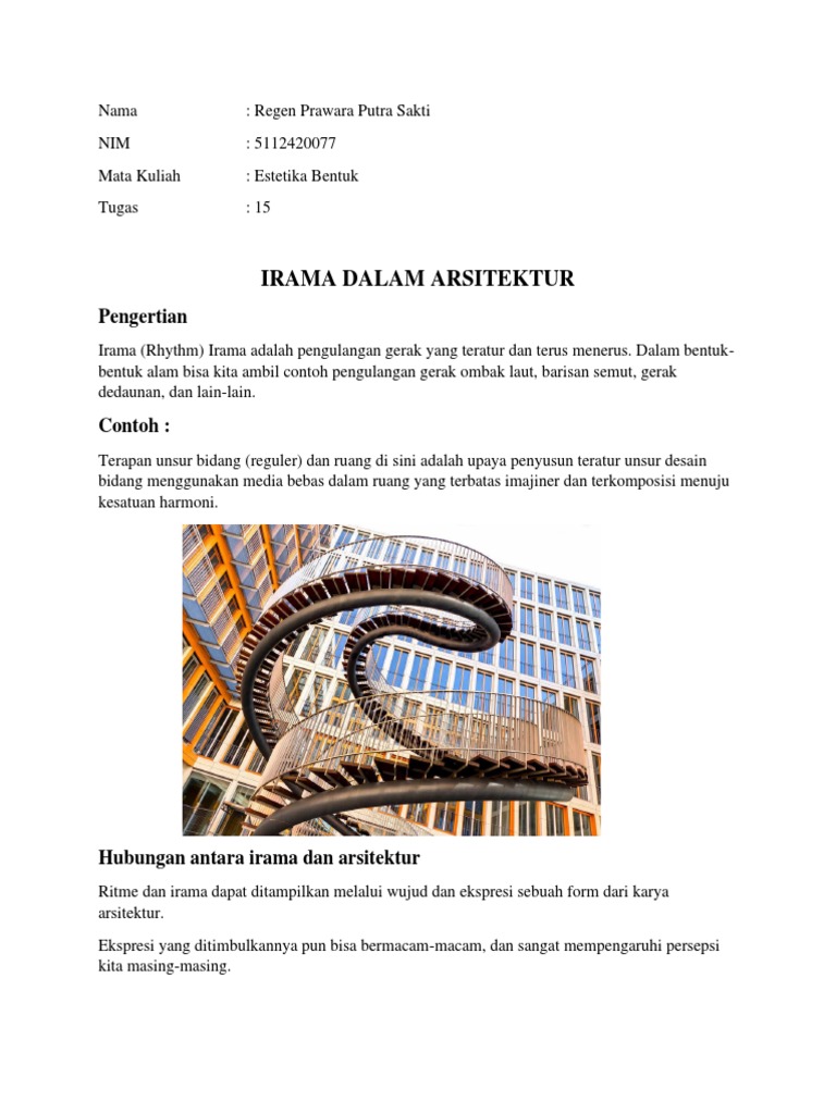 Irama dalam Arsitektur dan Desain | PDF | Seni & Disiplin Bahasa ...