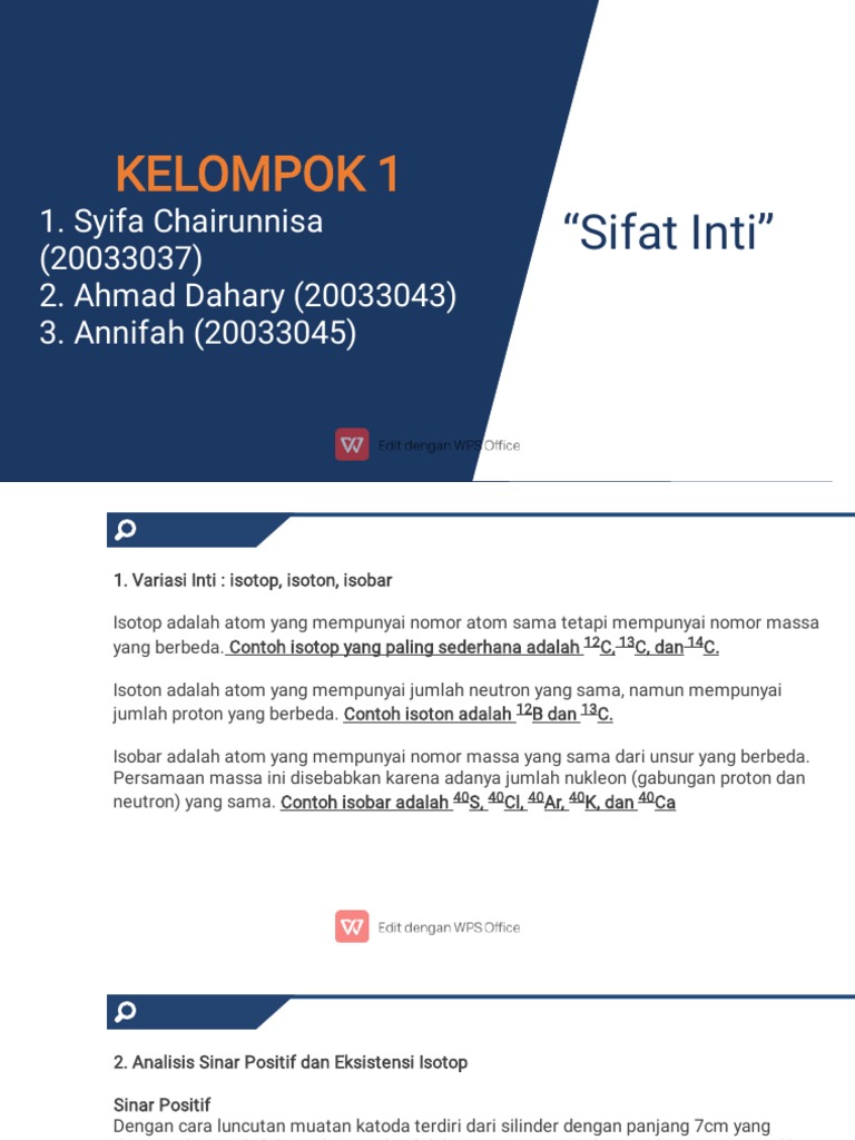 Bagi PPT FISIKA INTI KEL 1 | PDF