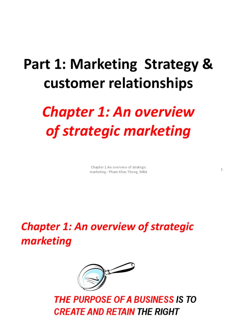 Chapter 1. Marketing 16 | PDF | Marketing | Sales